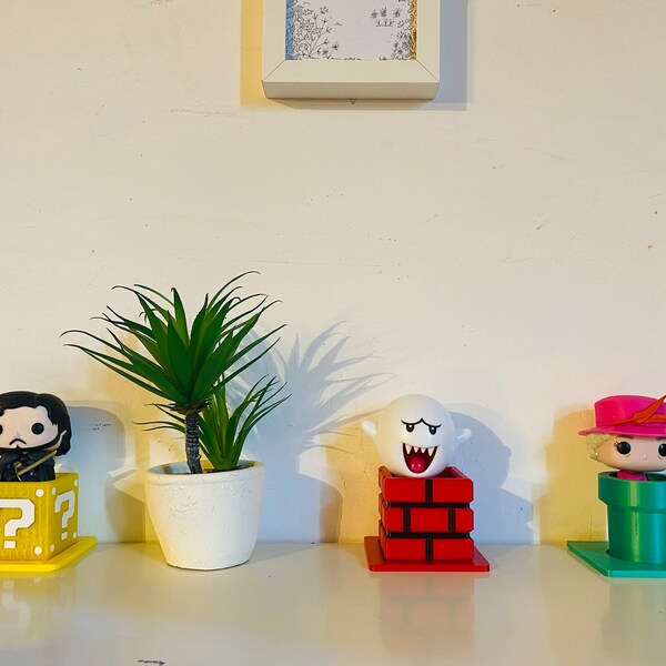 Super Mario Planters Flower Pots Super Mario Planter Office Decor Home ...