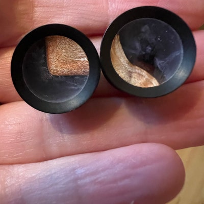 Bloodwood Wood Tunnels Wood Plugs Handmade Wooden Ear Plugs Organic ...