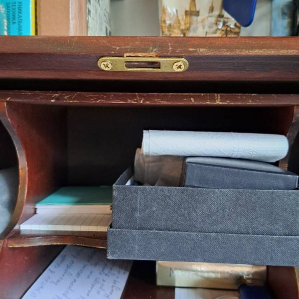 ANTIQUE CHEST LOCK Half Mortise Chest Lock Cabinet Lock Box Lid Lock ...