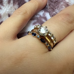 Vintage Solid Gold Wedding Band 14k Yellow Gold Wedding Band Women ...