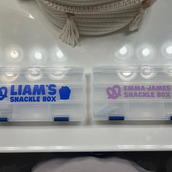 Snackle Box for Kids Travel Snack Box for Custom Kid Gift Charcuterie ...