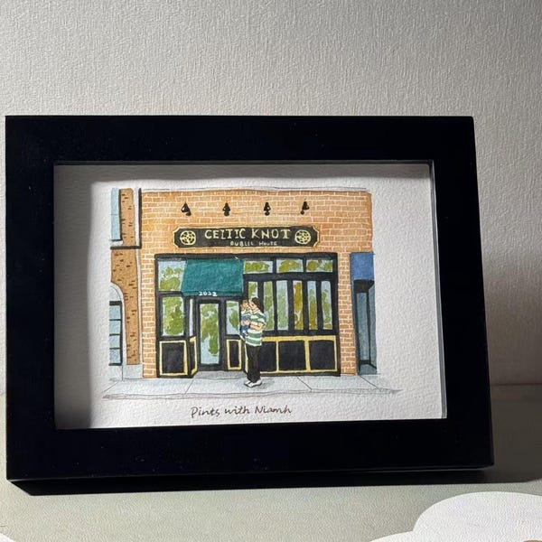 Shakespeare and Company,historic Landmark,paris Bookstore,watercolor ...