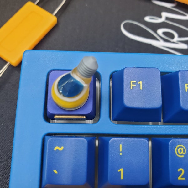 Light Bulb Resin Artisan Keycap Keycap for Mechanical Keyboard - Etsy