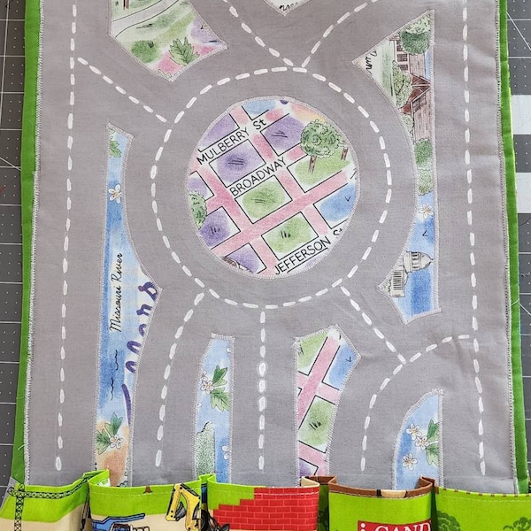 Toy Car Carrier With Play Mat PDF Sewing Pattern | Instant Download ...