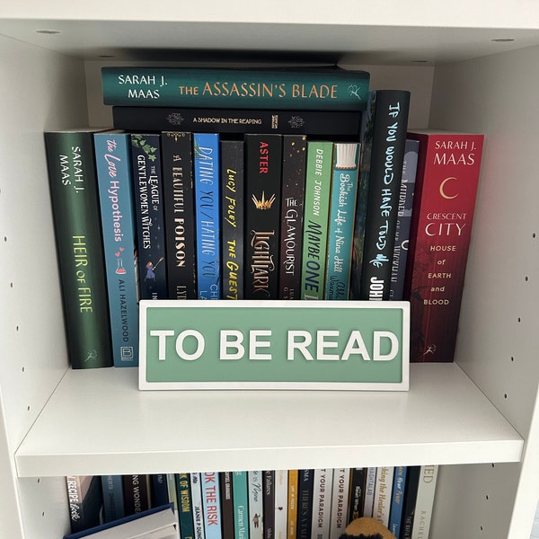 To Be Read | Library Sign | Street Sign | Book Sign | Bookish Decor ...