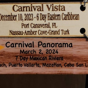 Personalized Carnival Cruise Duck Tags: Carnival Cruise Sign and Sail ...