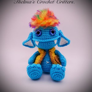 The Goblin Thing Crochet Pattern Pdf Mythical Creatures Crochet ...