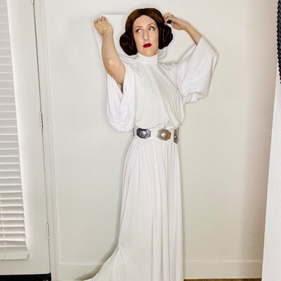 Dark Side Princess Leia Organa Cosplay Crossover Costume Black Gown ...