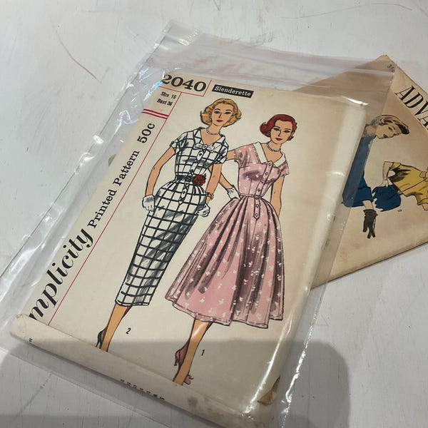 1960s Vintage Sewing Pattern Mccalls 9374 6276 7159 9421 Simplicity ...