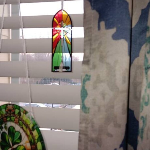 Scala Sancta (holy Stairs) - Christian Cross Stained Glass Jesus Christ ...