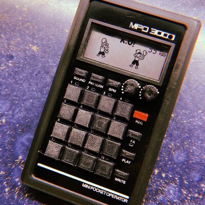 Beat Box Black Case 3D Printed Case for the Teenage Engineering Pocket ...