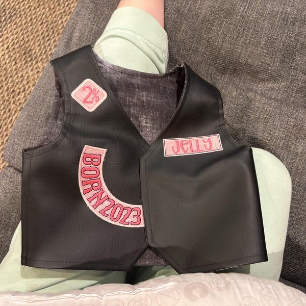 Terrible Twos Birthday, Vest With PINK Patches, 2nd Birthday Outfit ...