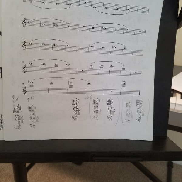 Recorder Tablature / Fingering Paper: Download and Printable PDF ...