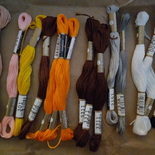 COSMO Embroidery Floss #25 / CUSTOM Cosmo Thread Set / COSMO Embroidery ...