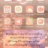 Cute Peach Orange Hand Drawn Ios & Android App Icons | Home Screen Set ...