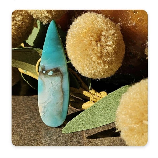 Dendritic Jasper Cabochon With Peach and Cream, Focal Stone for Jewelry ...
