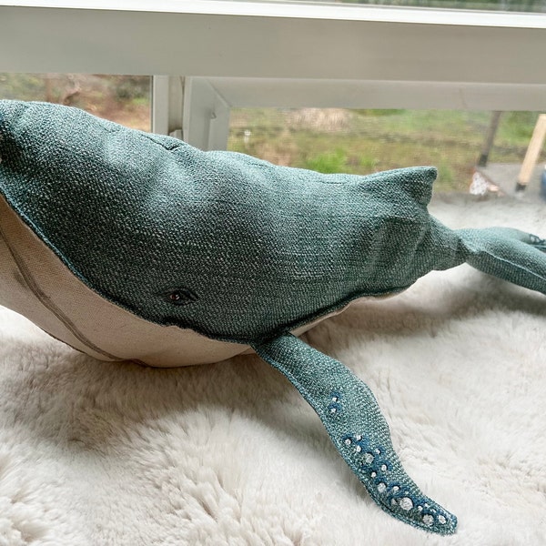 Denim Whale Instant Digital Printable Sewing Pattern With Step by Step ...