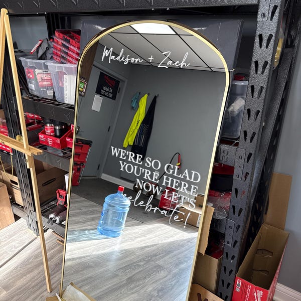 Wedding Selfie Mirror Decal • Come for the Love Stay for the Party ...