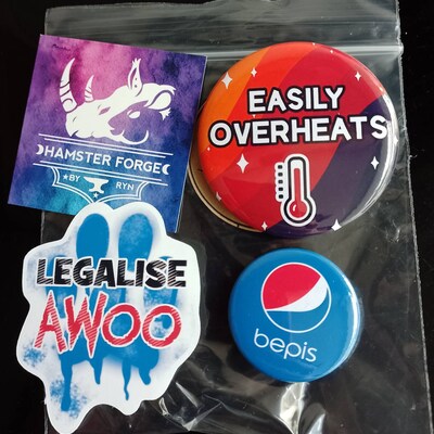 Fursuit & Cosplay Awareness Button Badges 38mm or 58mm UPDATED DESIGNS ...