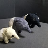PATTERN : Chibi Malayan Tapir | Beginner Friendly | Amigurumi / Crochet ...