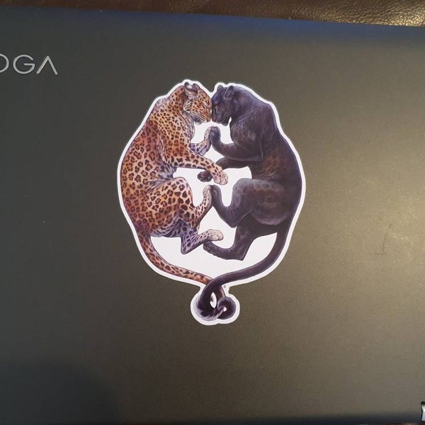 Large Vinyl Sticker: Leopards - Etsy