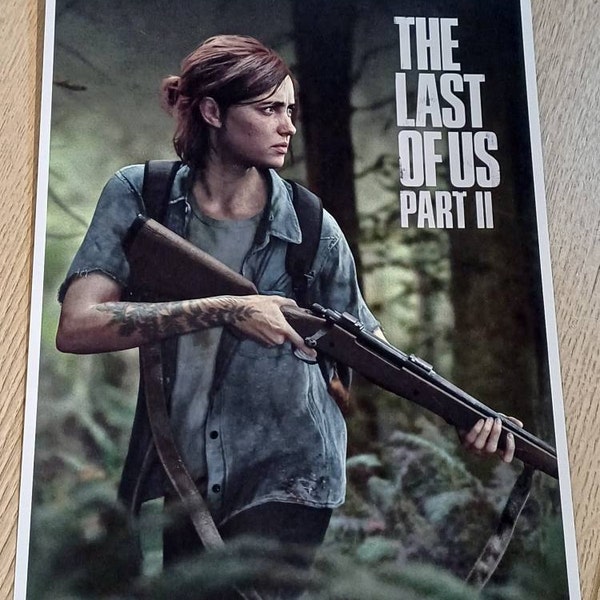 The Last of Us Poster, Ellie, Last of Us, Gaming Poster, Gaming Print ...