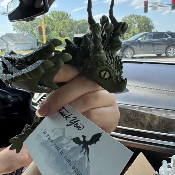 Articulated Winged Dragon – Stunning 3D Printed Flying Dragon Toy With ...