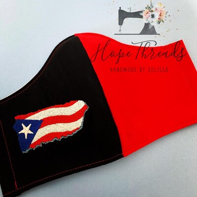 Puerto Rico Flag Machine Embroidery Design, Embroidery Designs, Machine ...