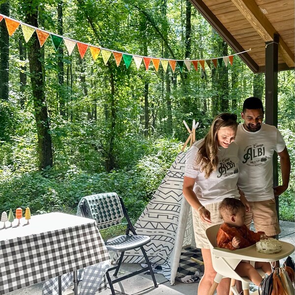 LARGE Custom Color Bunting Banner, Felt Triangle Garland, Custom ...