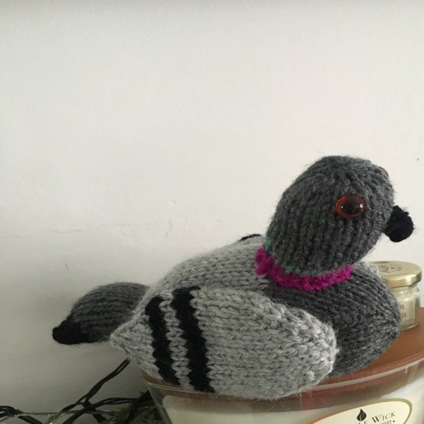 Pigeon Knitting Pattern - Bill the Pigeon - Cute Cuddly and Easy to ...