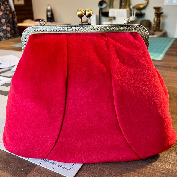 Vintage Style Frame Bag Sewing Pattern Instant Download - Etsy
