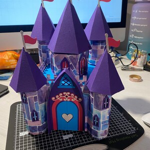 PRINCESS CASTLE Exploding Box SVG Download Digitale - Etsy Italia