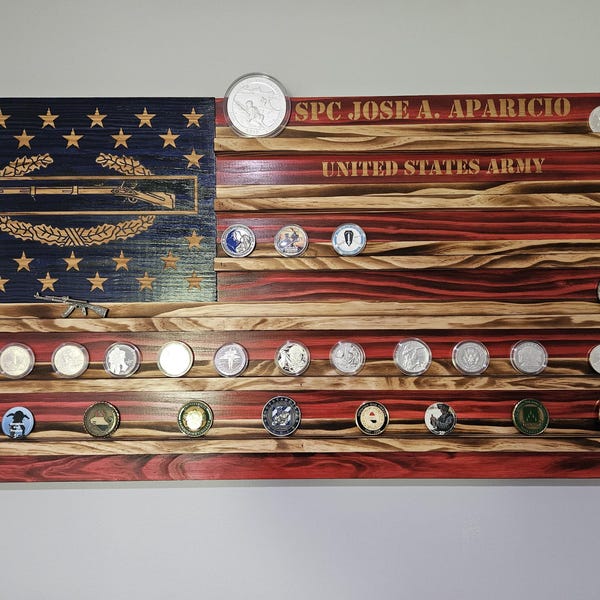 Challenge Coin Plaque - Etsy