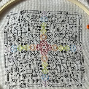 LGBTQ Pride Flags Cross Stitch Pattern - Etsy