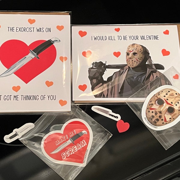 Scream Love Valentine Card | Horror Movie Anniversary Card ...