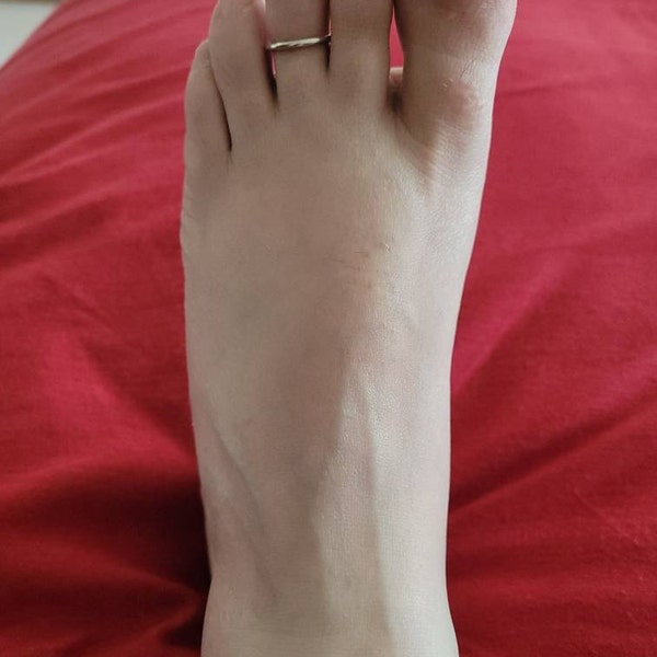 Sterling Silver Toe Ring, Knuckle Ring, Toe Jewelry, Beach Jewelry, Toe ...