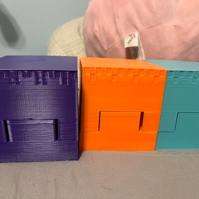Minecraft Shulker Box Inspired 3D Print - Etsy