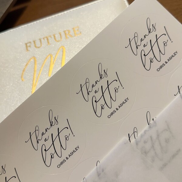 Lottery Ticket Favor Stickers - Wedding Favor Sticker - Lottery Tickets ...