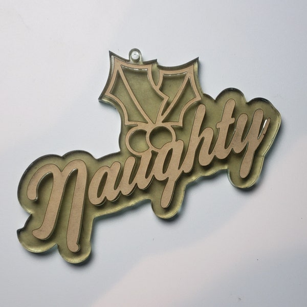 Naughty Gingerbread Christmas Ornaments Svg Laser Cut Files For