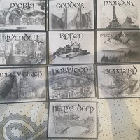 A5 Gothic Tarot Card Wedding Table Name Cards, Alternative - Etsy