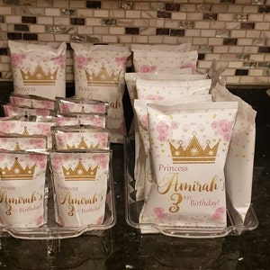 Video Games Birthday Custom Chip Bags Level Up Gamer Birthday | Etsy