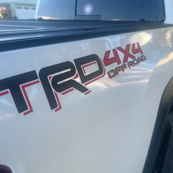 2023 Toyota Tacoma Vinyl Decals Trd off Road 4x4 Stickers Gray ...