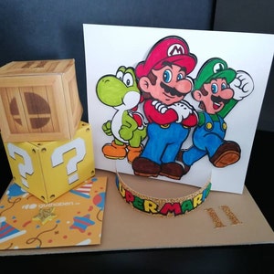 Super Mario Question Treat Box DIY Printable - Etsy
