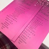 Editable Fuchsia Menu Card Template, Fuchsia Glitter Drip Menu Card ...