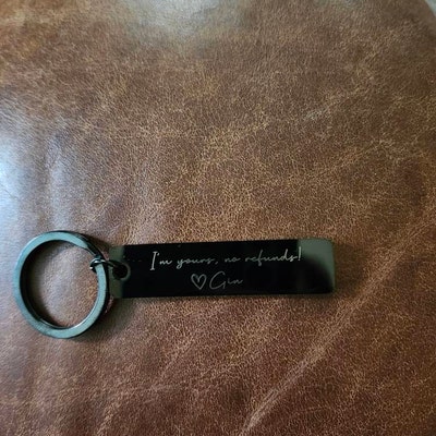 Personalised Keyring Personalized Keychain Engraved Key Ring Engraved ...