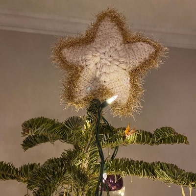 Small Star Tree Topper - Etsy