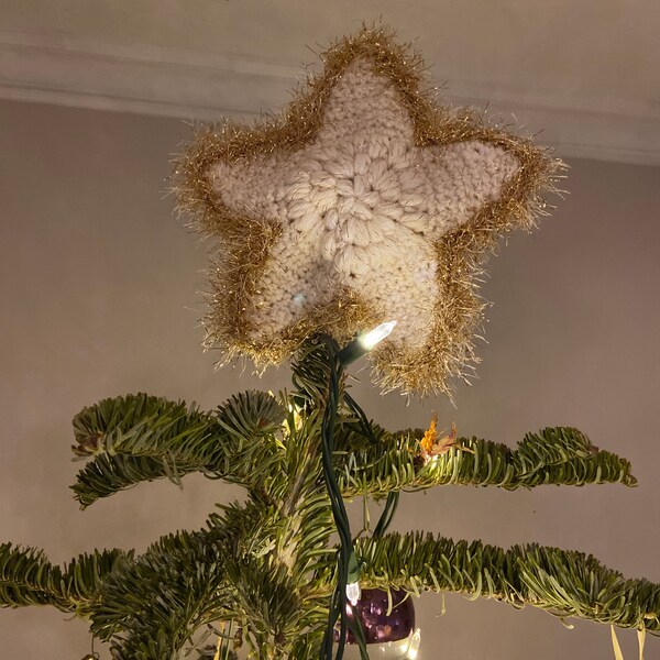 Crochet Star Tree Topper - Etsy