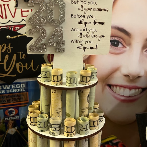Personalized Graduation Money Holder 2025, Graduation Money Tree Gifts ...