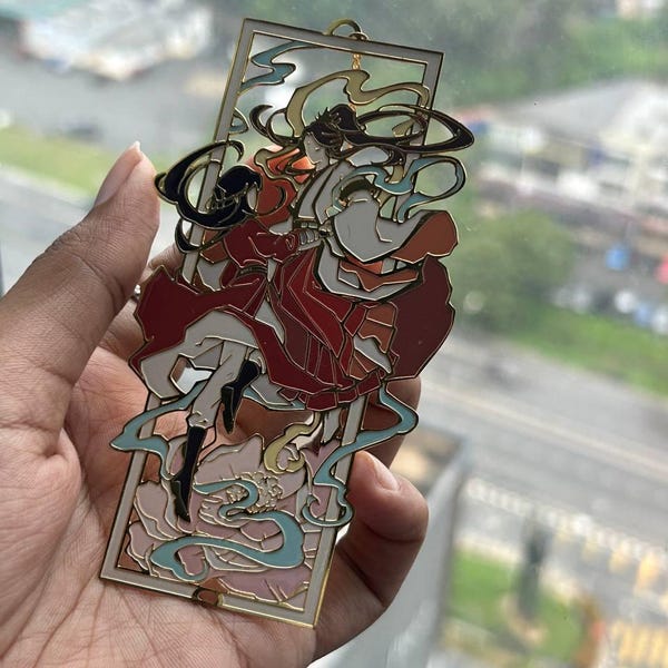 Tarot Card: the Fool LOTM Mr Fool Enamel Bookmark / Charm 11x4cm - Etsy