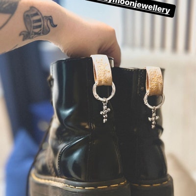 Handmade Silver Heart Boot Charms - Etsy